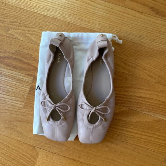 Frame Denim | Shoes | Frame Le Sunset Square Toe Ballet Flat | Poshmark